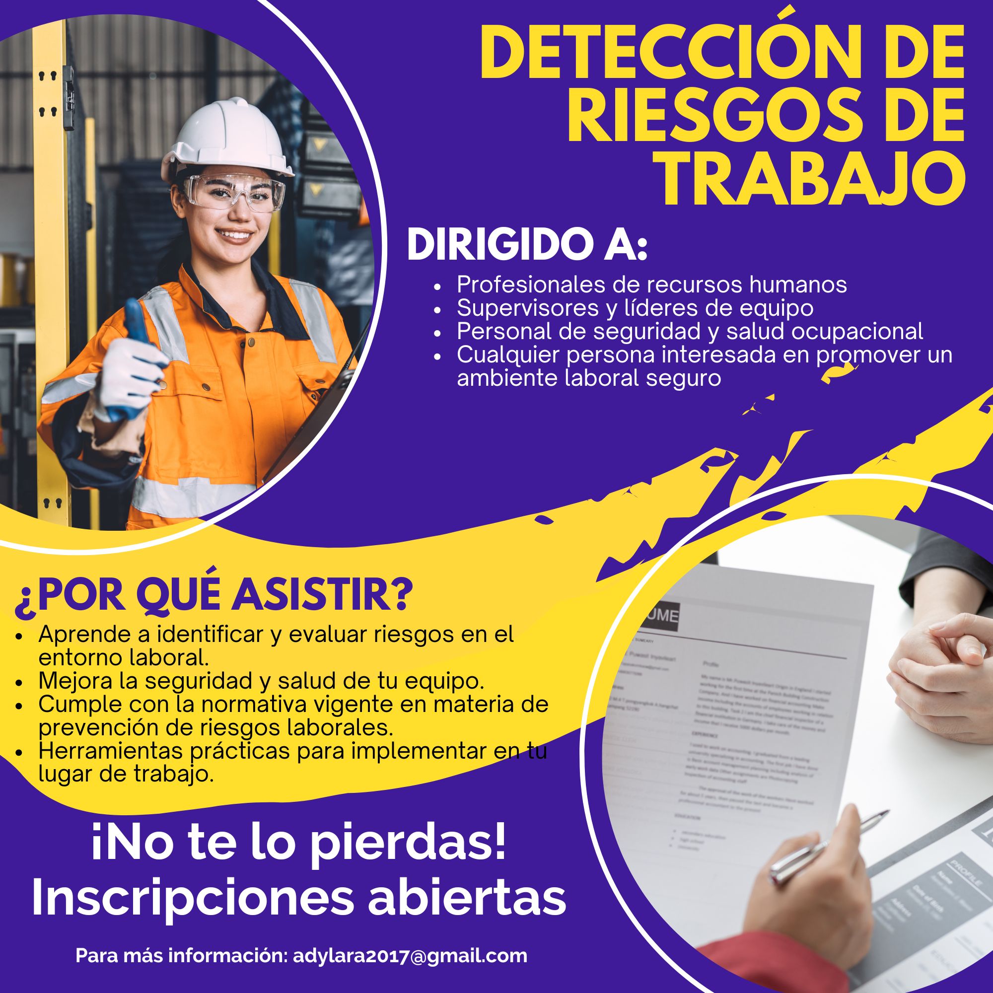 Detección de Riesgos en el Trabajo - Adriana Lara | Hotmart