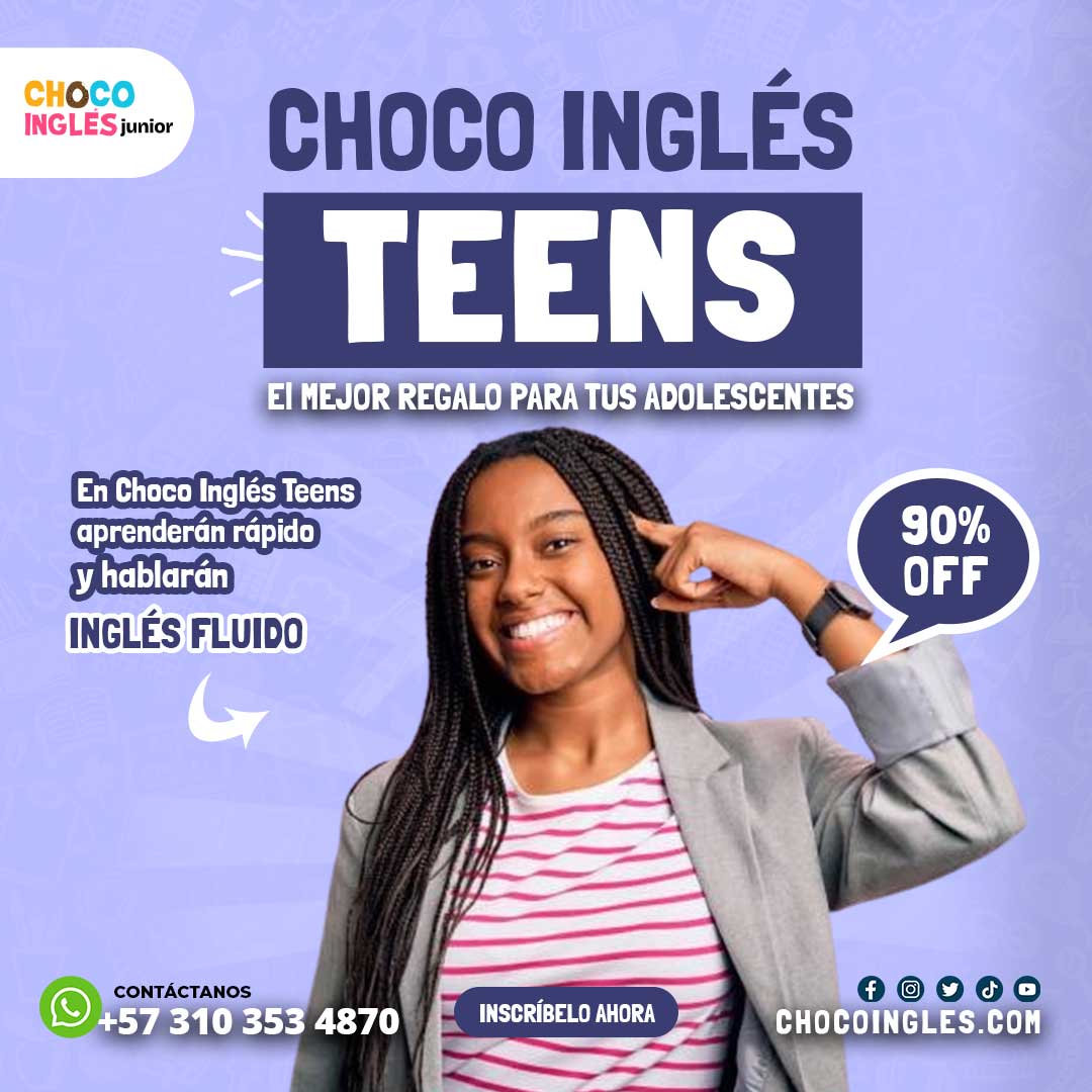 Programa TEENS - Choco Inglés Junior - Choco Inglés | Hotmart