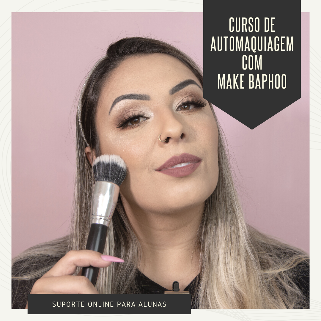 Curso de auto maquiagem com Makebaphoo