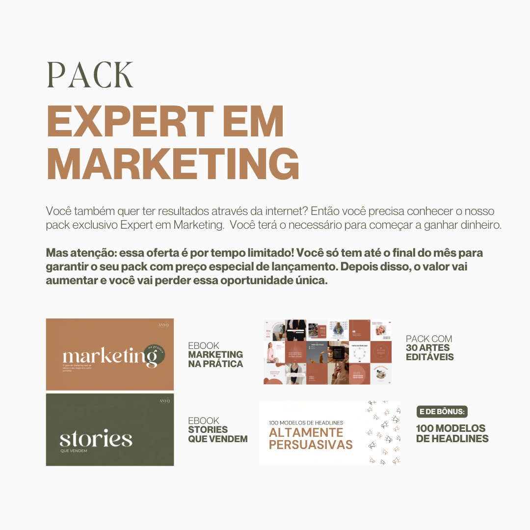 PACK: EXPERT EM MARKETING