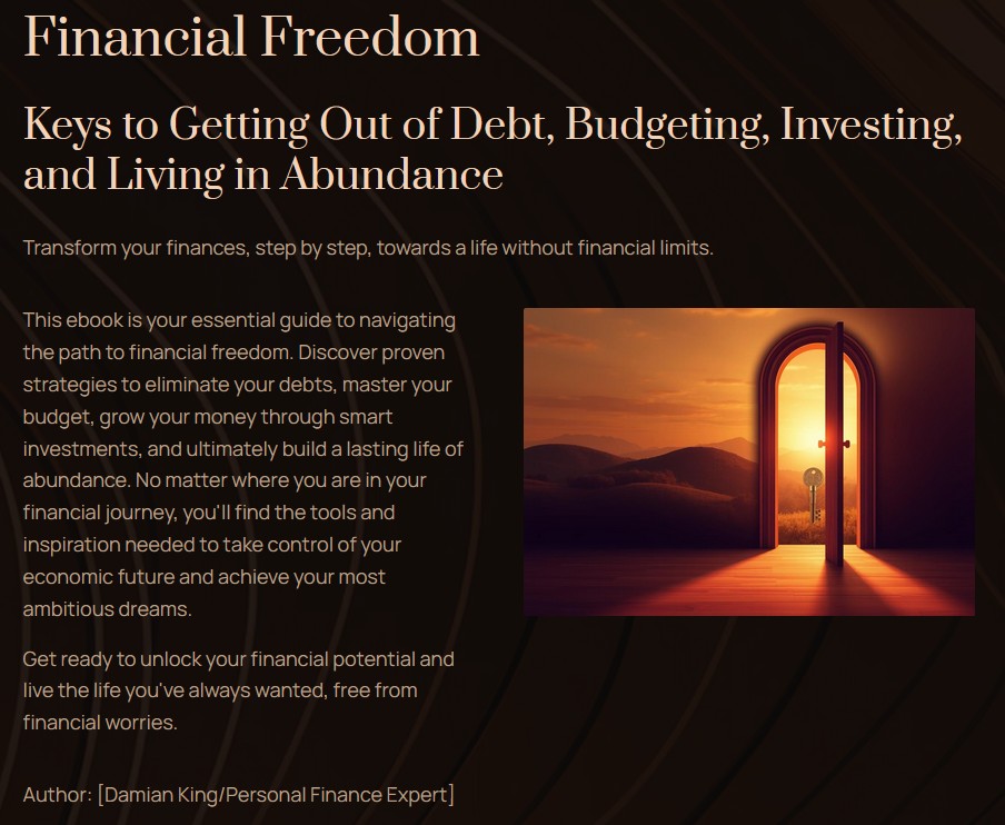 Financial Freedom Keys to Getting Out of Debt, Budgeting, Investing ...