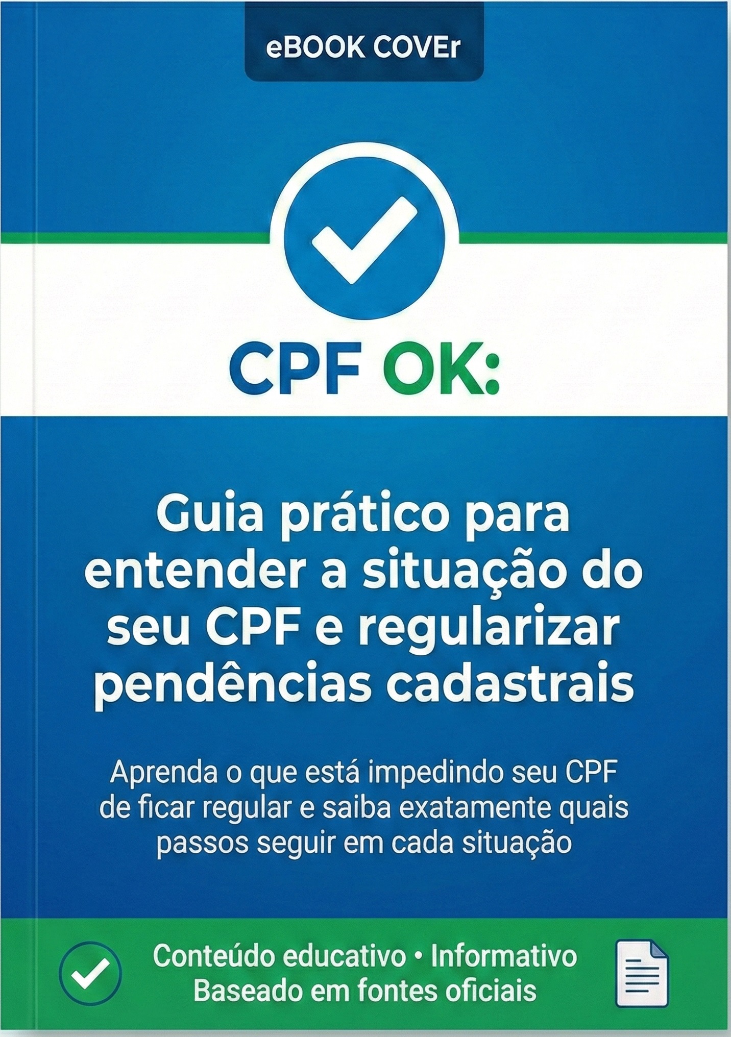 CPF OK – Guia Prático + Checklist Anti-Erro (Bônus) - Clareza Estra...