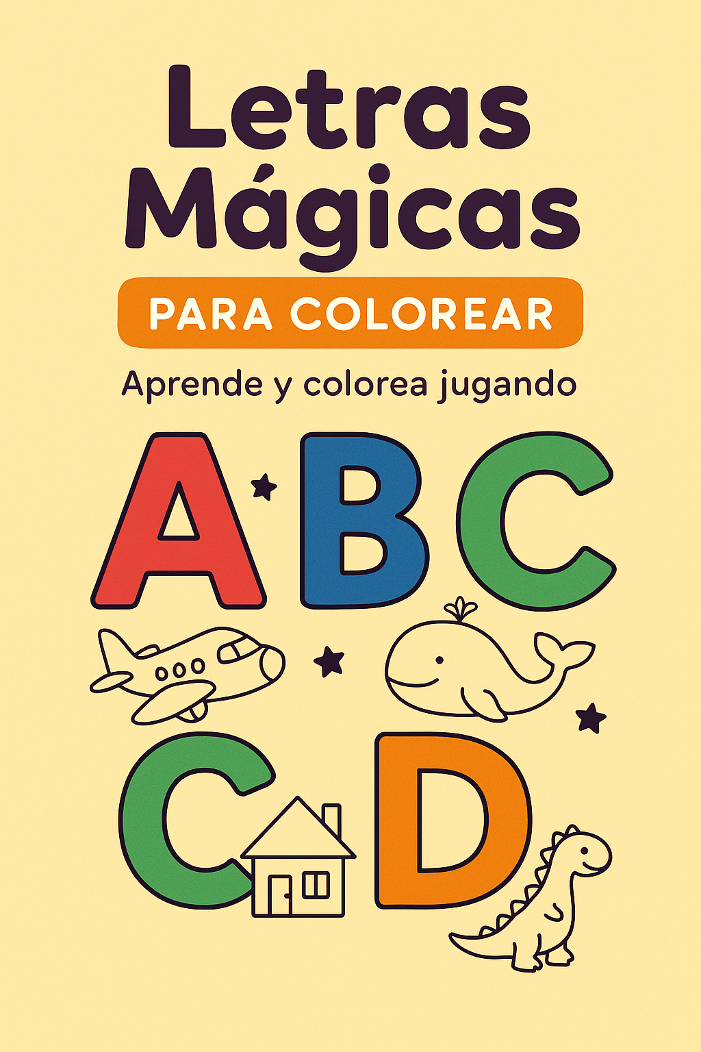 Letras Mágicas para Colorear - Yami Borges | Hotmart