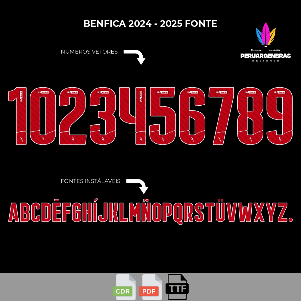 Fonte Benfica 2024 2025 - MIGUEL NIEVA FERNANDEZ | Hotmart