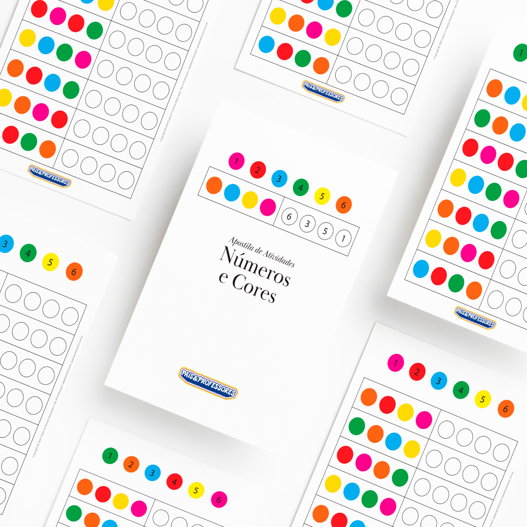 Apostila de Atividades: Números e Cores - Pais & Professores