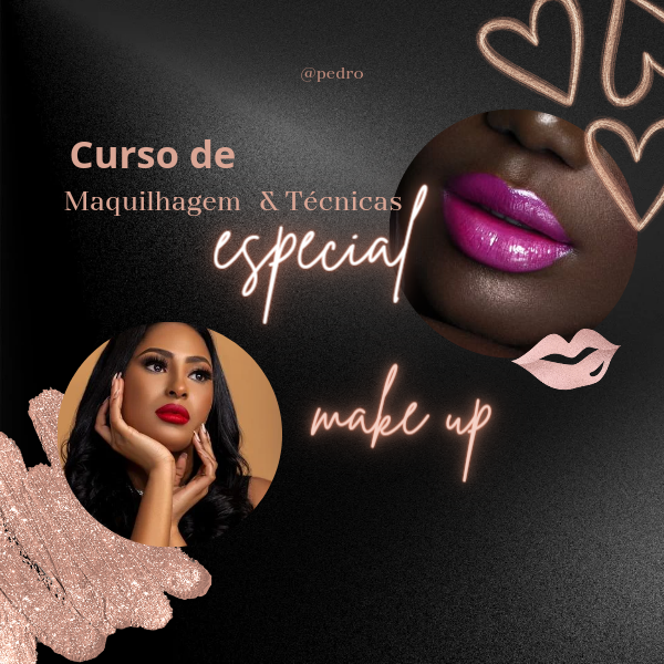 Curso de Maquilhagem & Técnicas - Pedro Mucoco Mboma | Hotmart