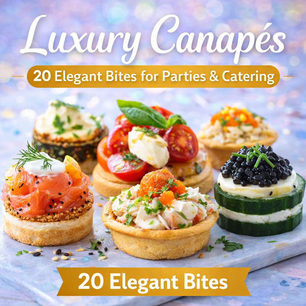 Luxury Canapés: 20 Elegant Bites for Parties & Catering - EL Ac...