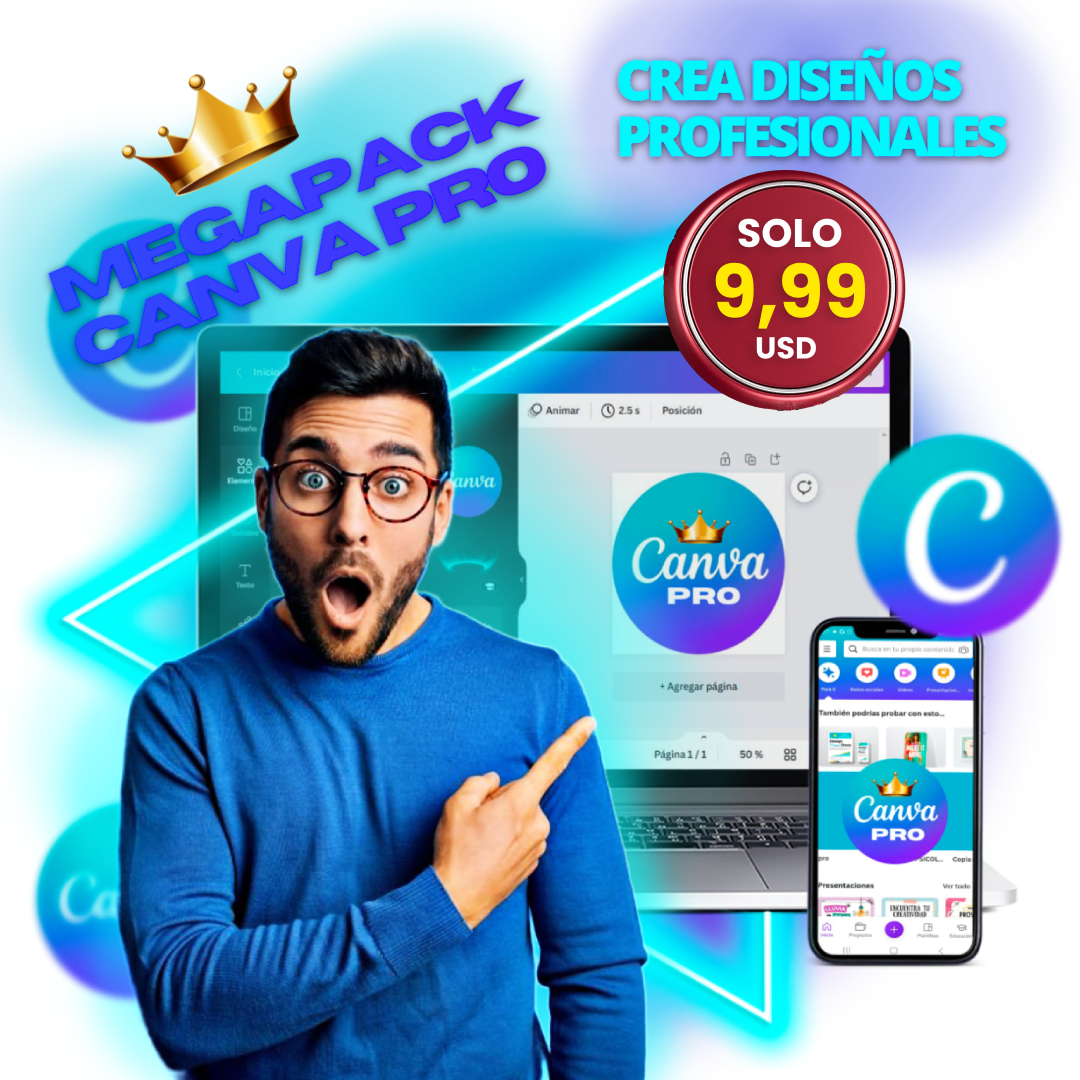 Canva Pro + Megapack Plan Pro