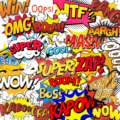 Comic Words Blast! Stickers to Power Up Your Conversations! | Explosão ...