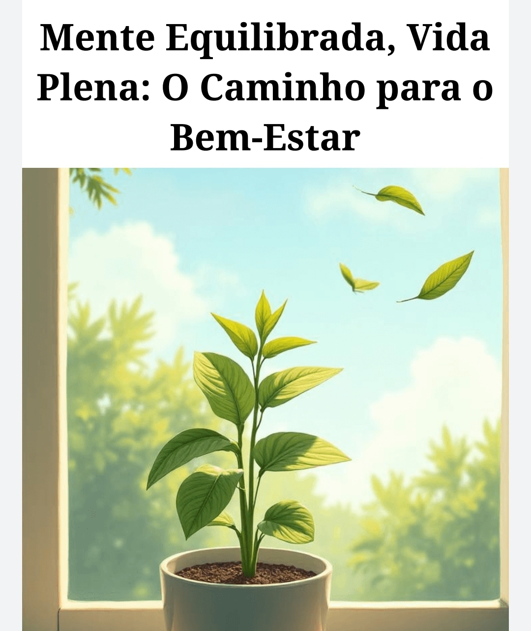 Mente Equilibrada, Vida Plena: O caminho para o bem-estar | Hotmart