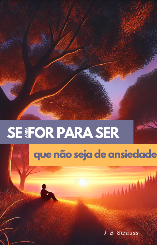 SE A VIDA FOR PARA SER, QUE NÃO SEJA DE ANSIEDADE - Jason Borges
