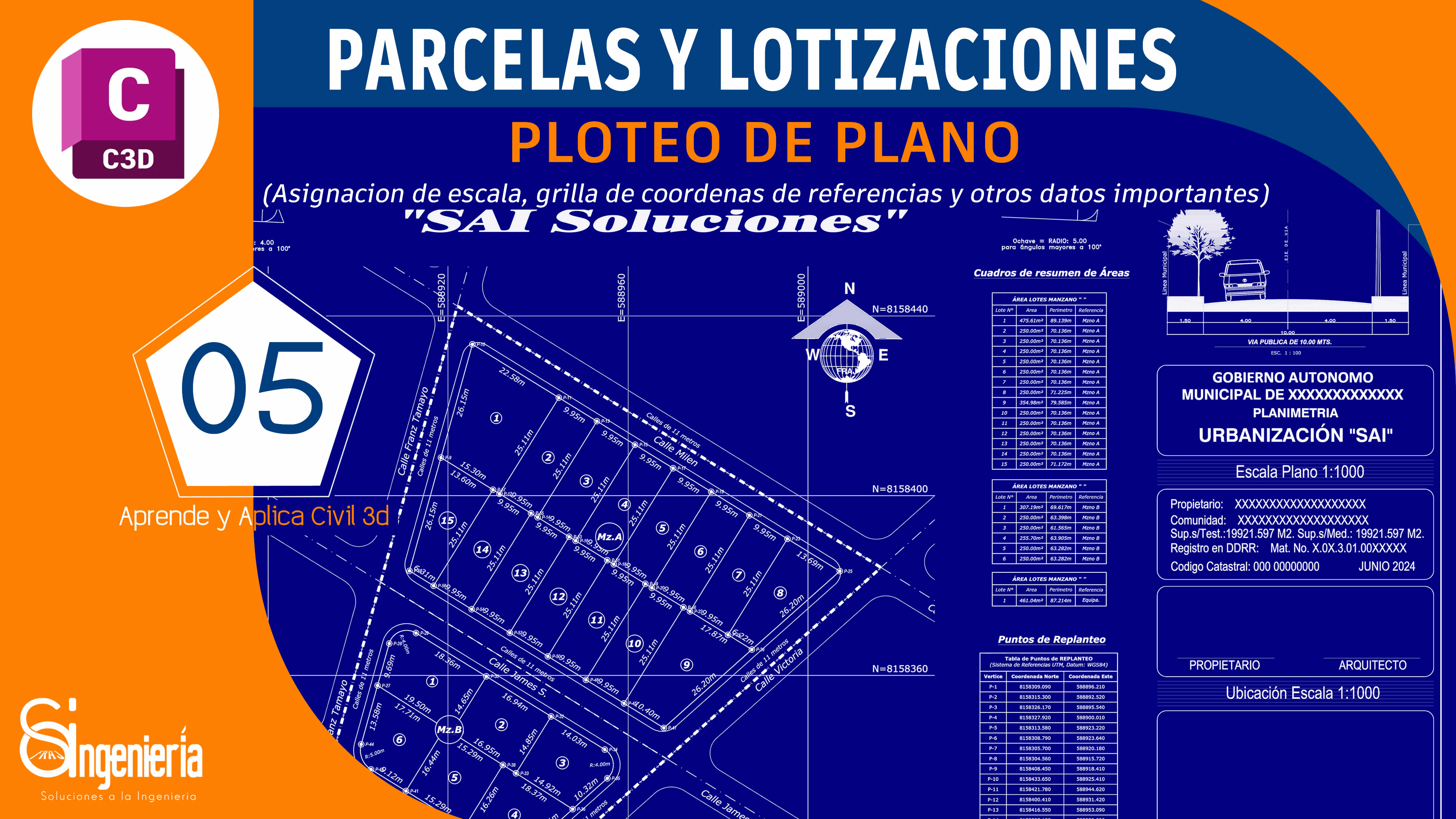 Diseño de Lotes y Parcelas en Civil 3d