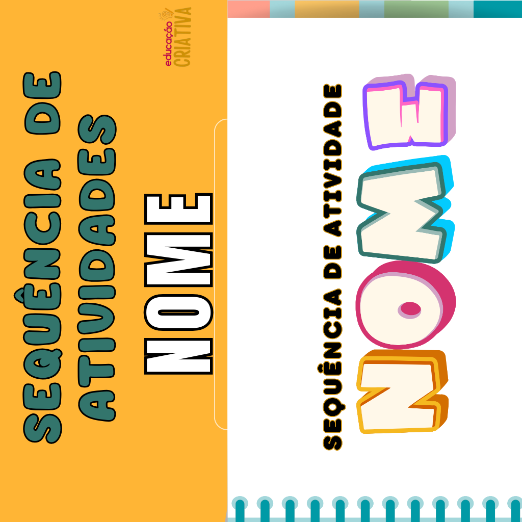 Atividades com nome próprio e sequência didatica - Professora Danil...