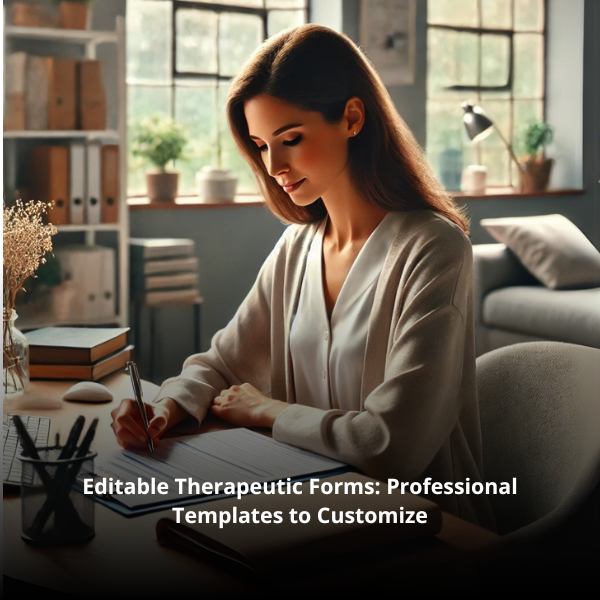Editable Therapeutic Forms: Professional Templates to Customize - E...