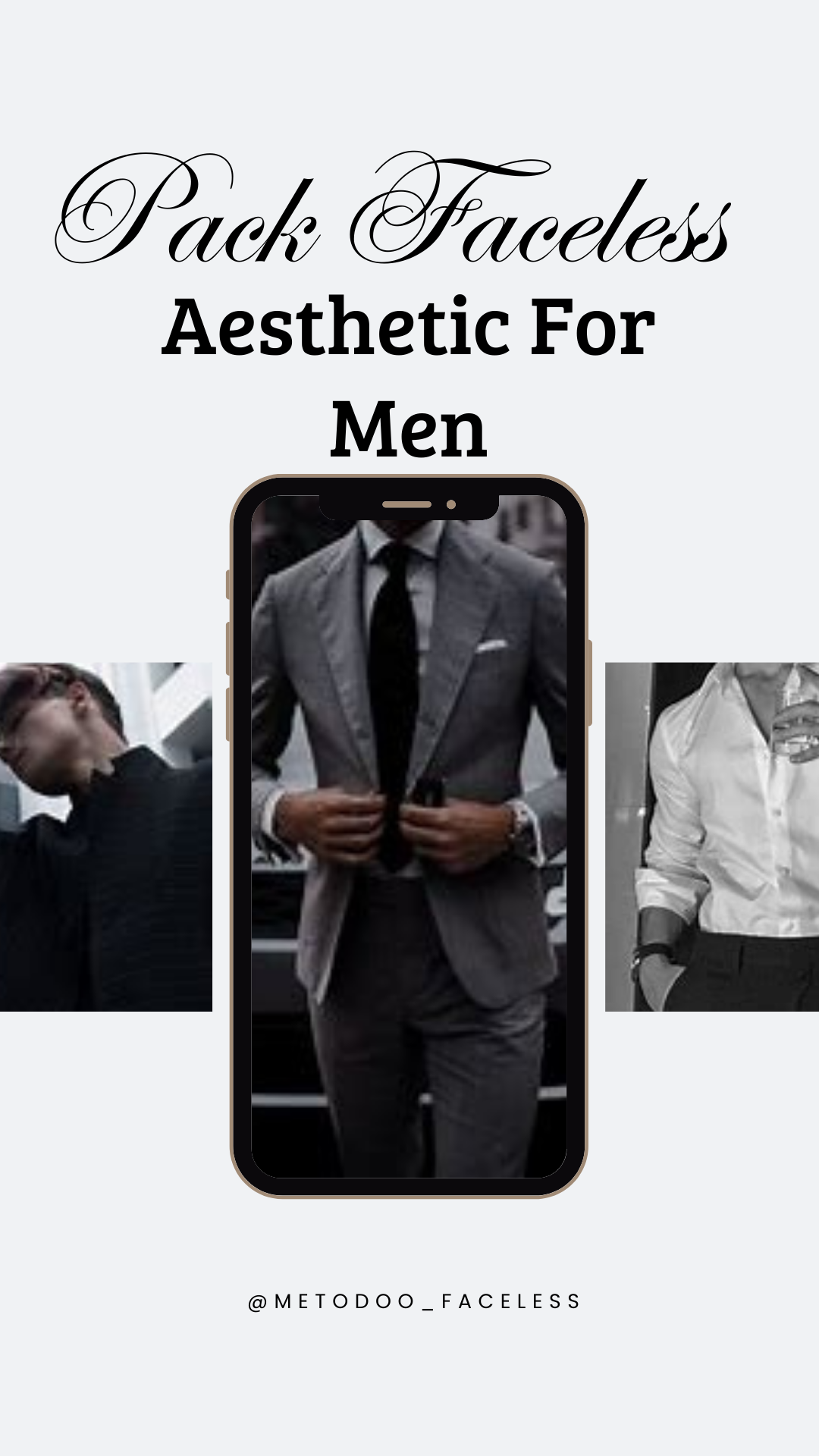 Pack Faceless Aesthetic For Men - Maciel Noelia Belen | Hotmart