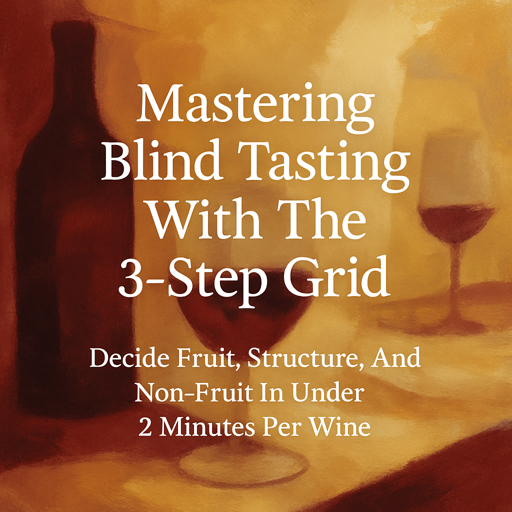 Mastering Blind Tasting With The 3-Step Grid | Hotmart