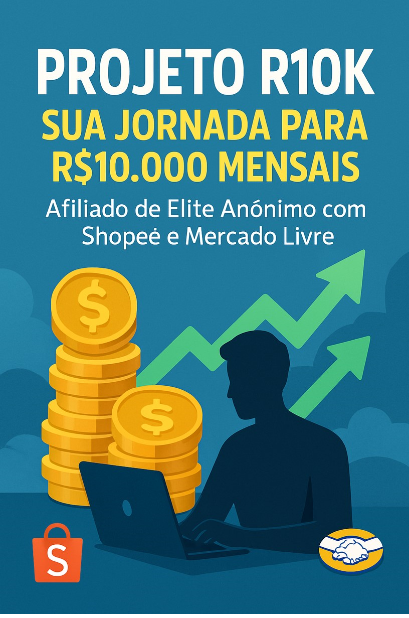 Projeto R10K: Afiliado Anônimo de Elite - Seu Guia para R$10.000/Mês ...