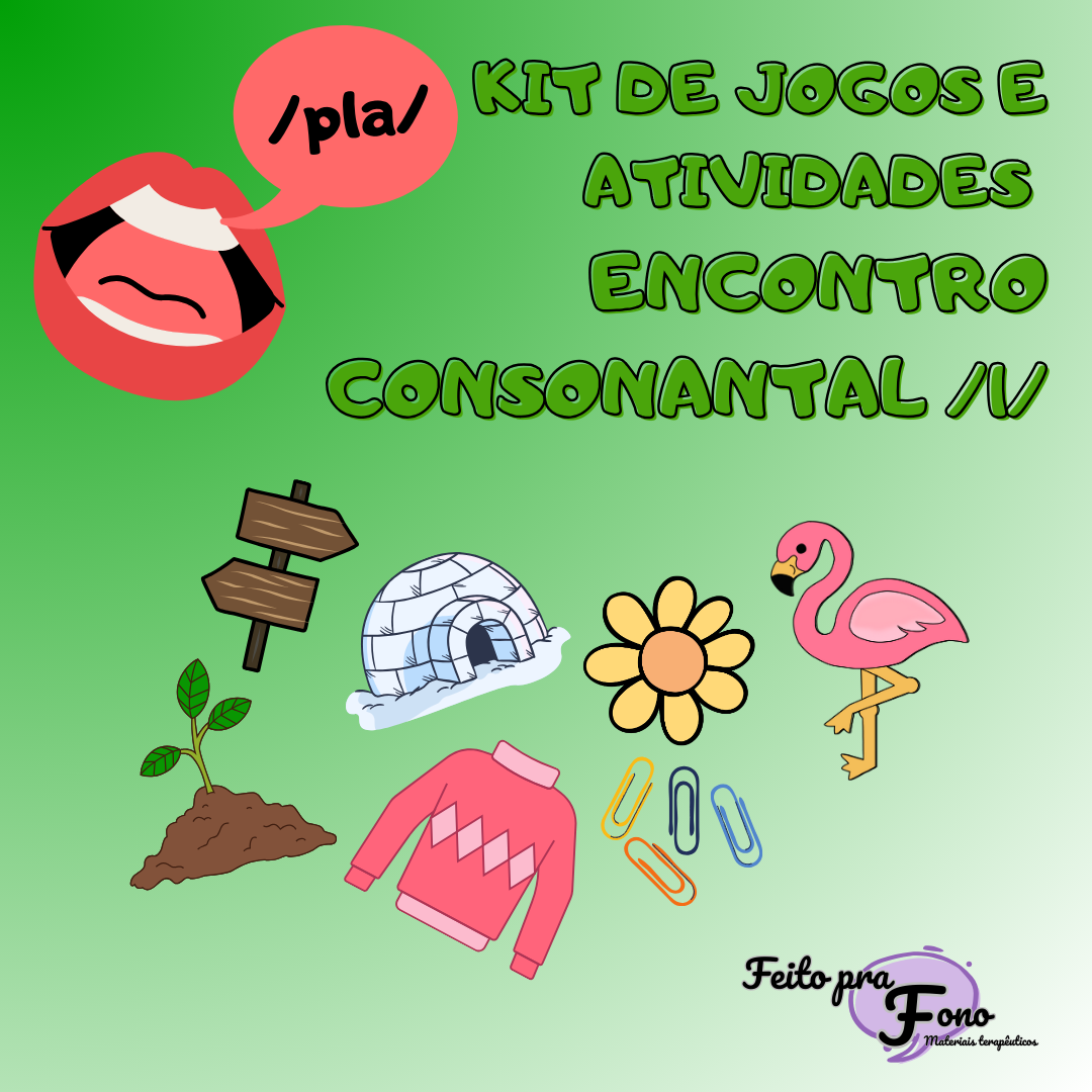 KIT DE JOGOS E ATIVIDADES DO ENCONTRO CONSONANTAL /l/ - Feito pra F...