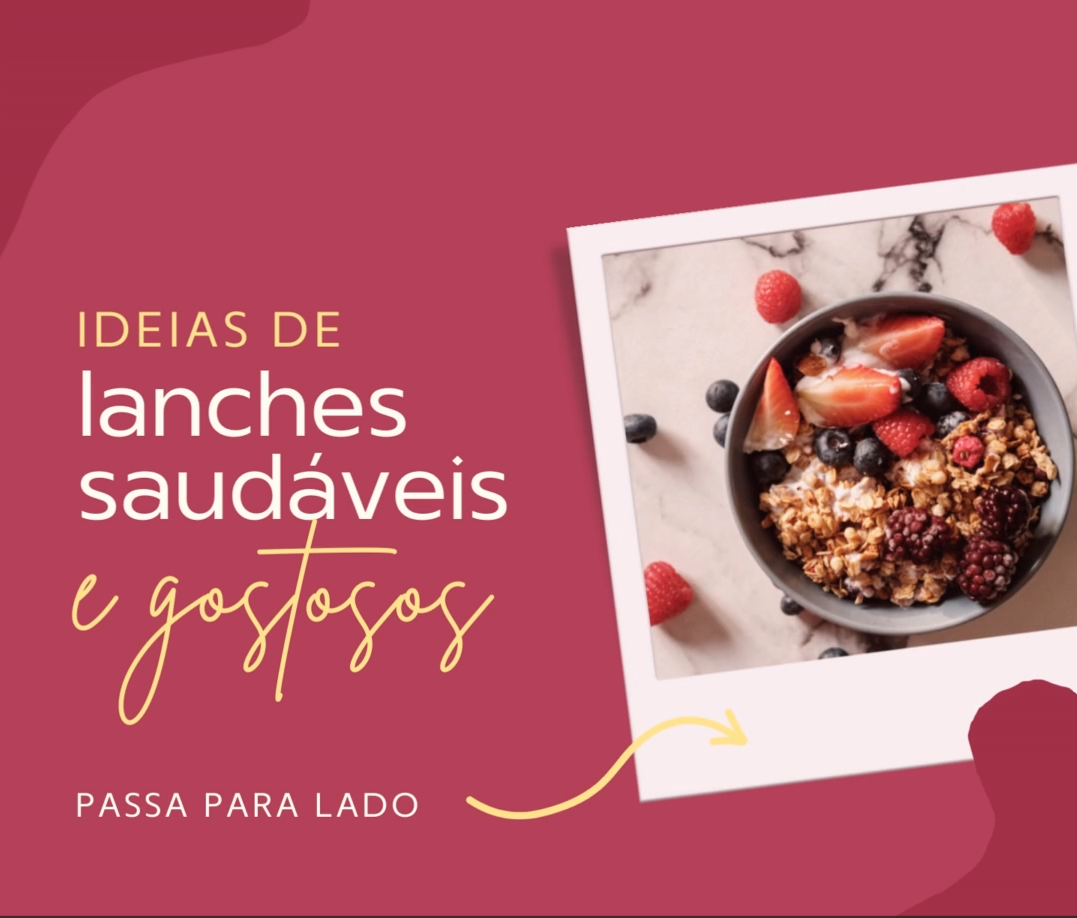 Lanches saudáveis 20 ideia para você - IA Para Vencer: | Hotmart