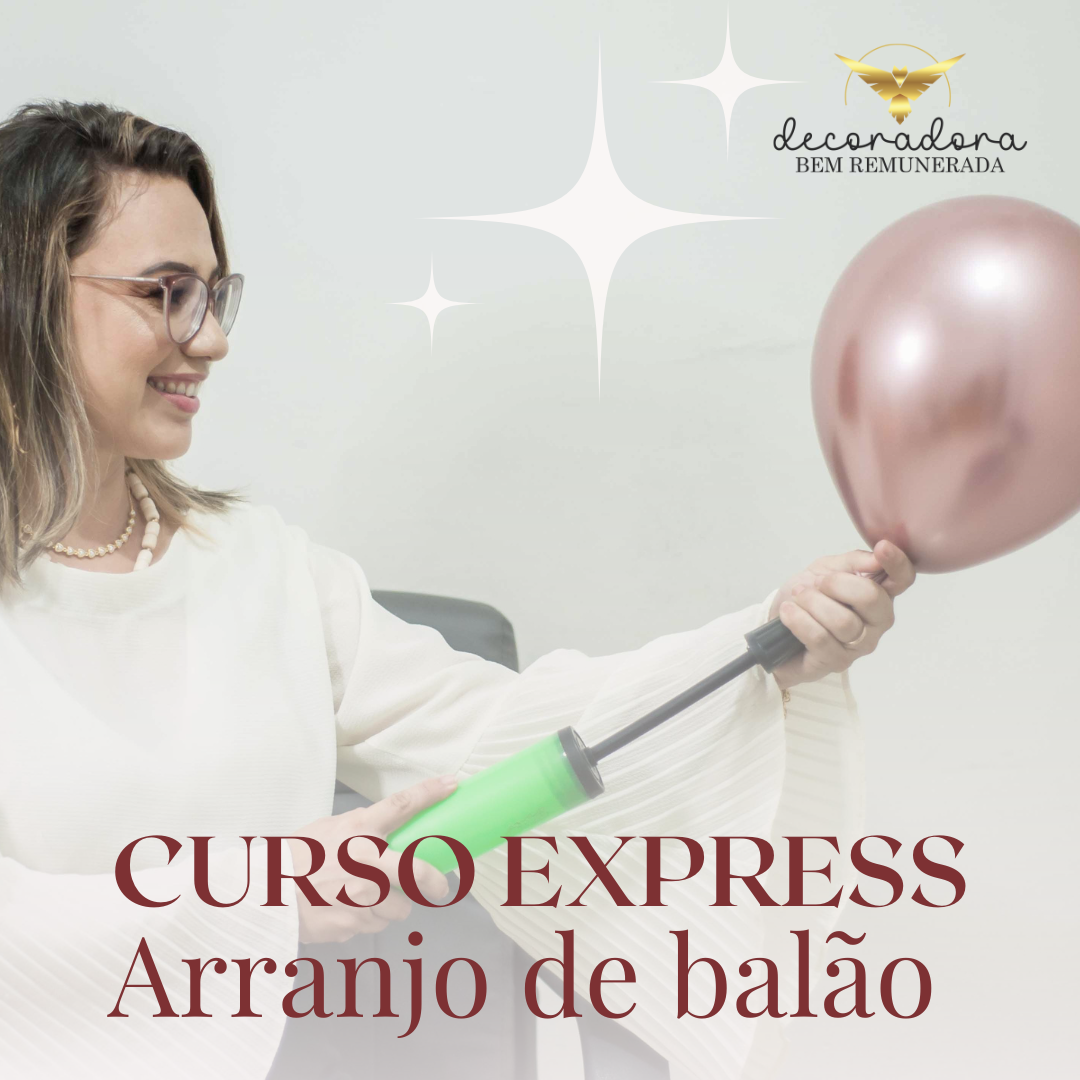 Curso Express Arranjo de Balões
