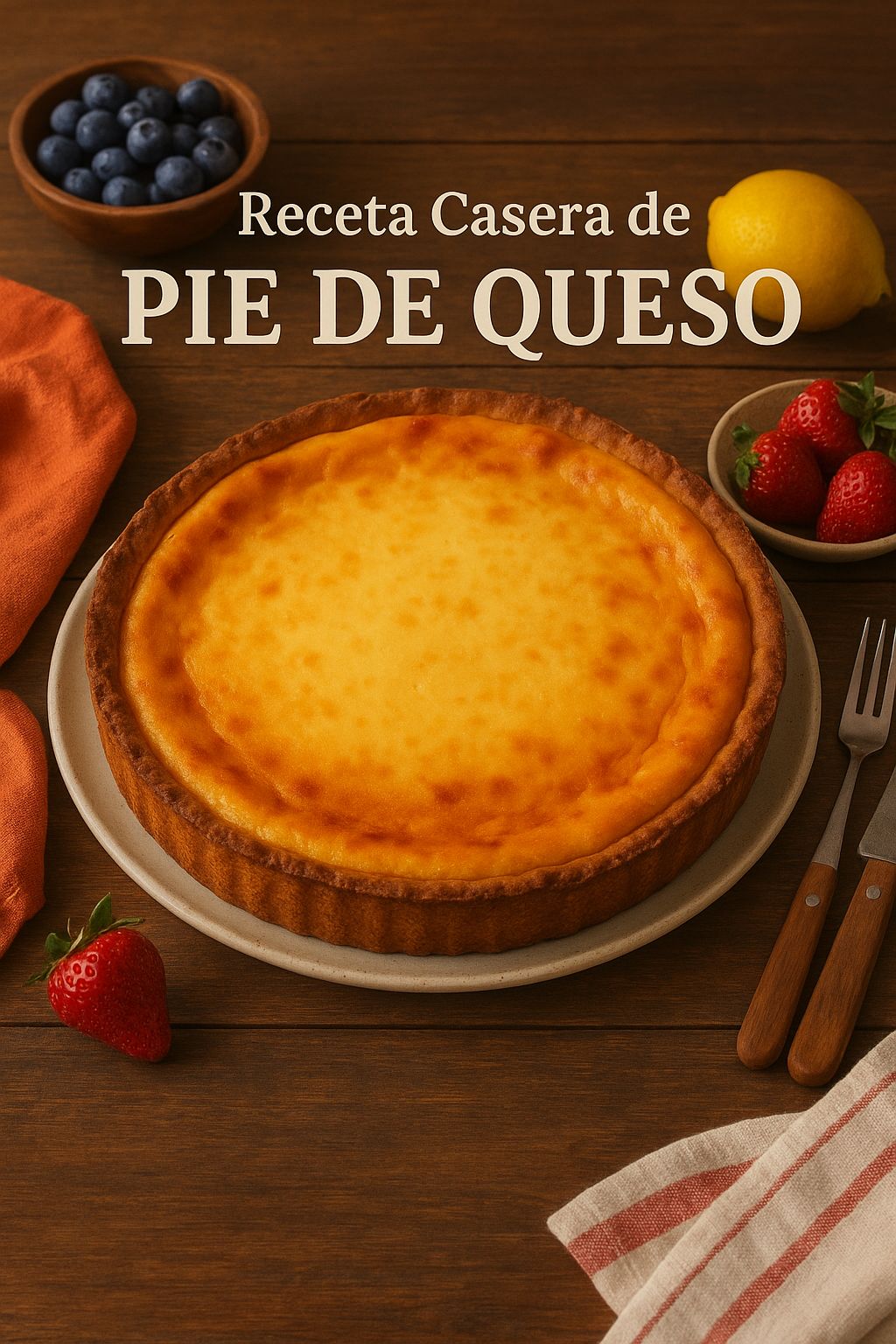 Receta Casera - Pie de Queso | Hotmart