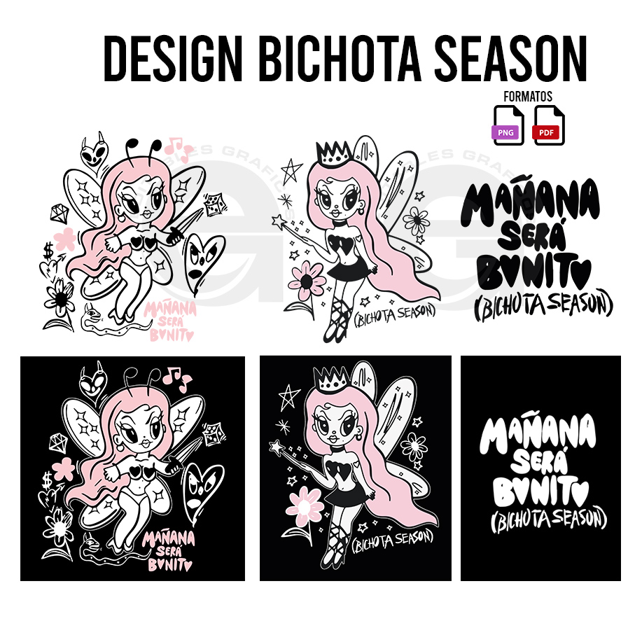 DISEÑO BICHOTA SEASON KAROL G - VECTOR PDF - Cesar BENEGAS | Hotmart