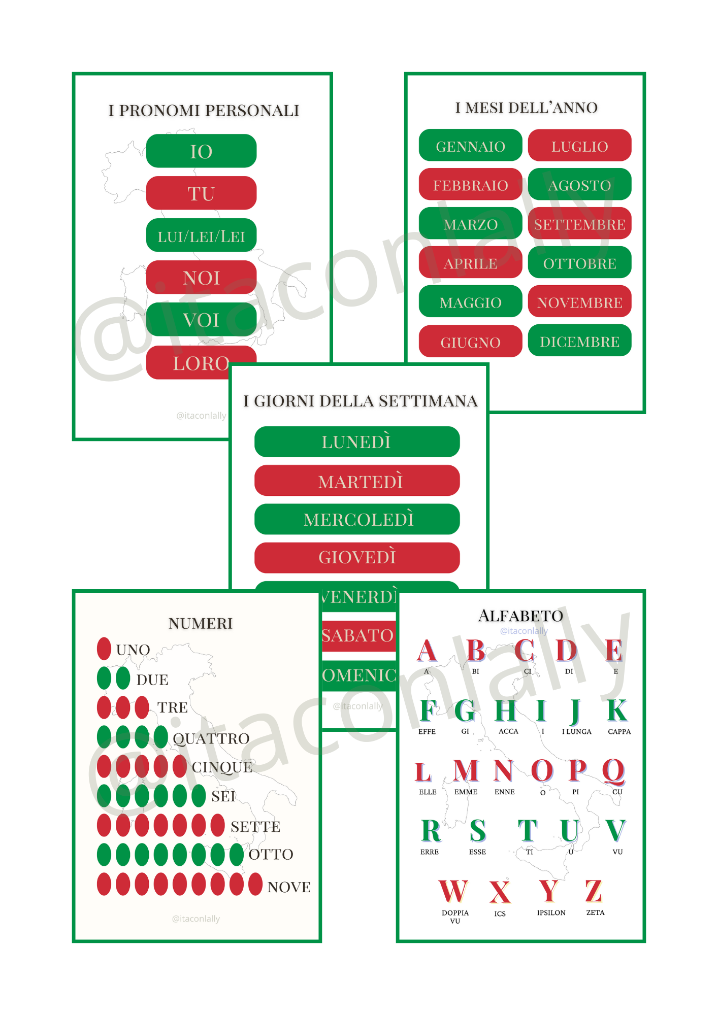 Italian Poster for Printing - Thalyta Feitosa | Hotmart