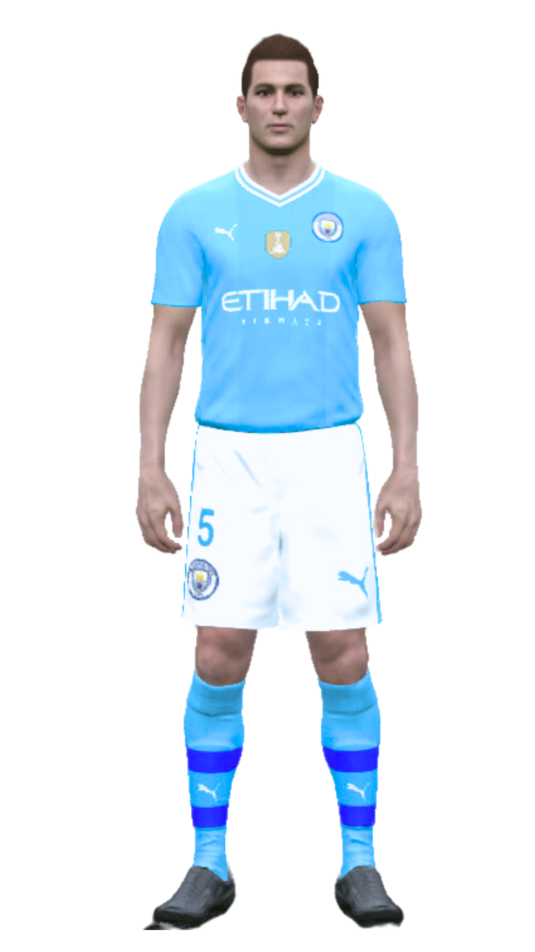 Manchester City 2024 Kit Do Uniforme 1 No Pes2018 Ps3 Felipe Doug