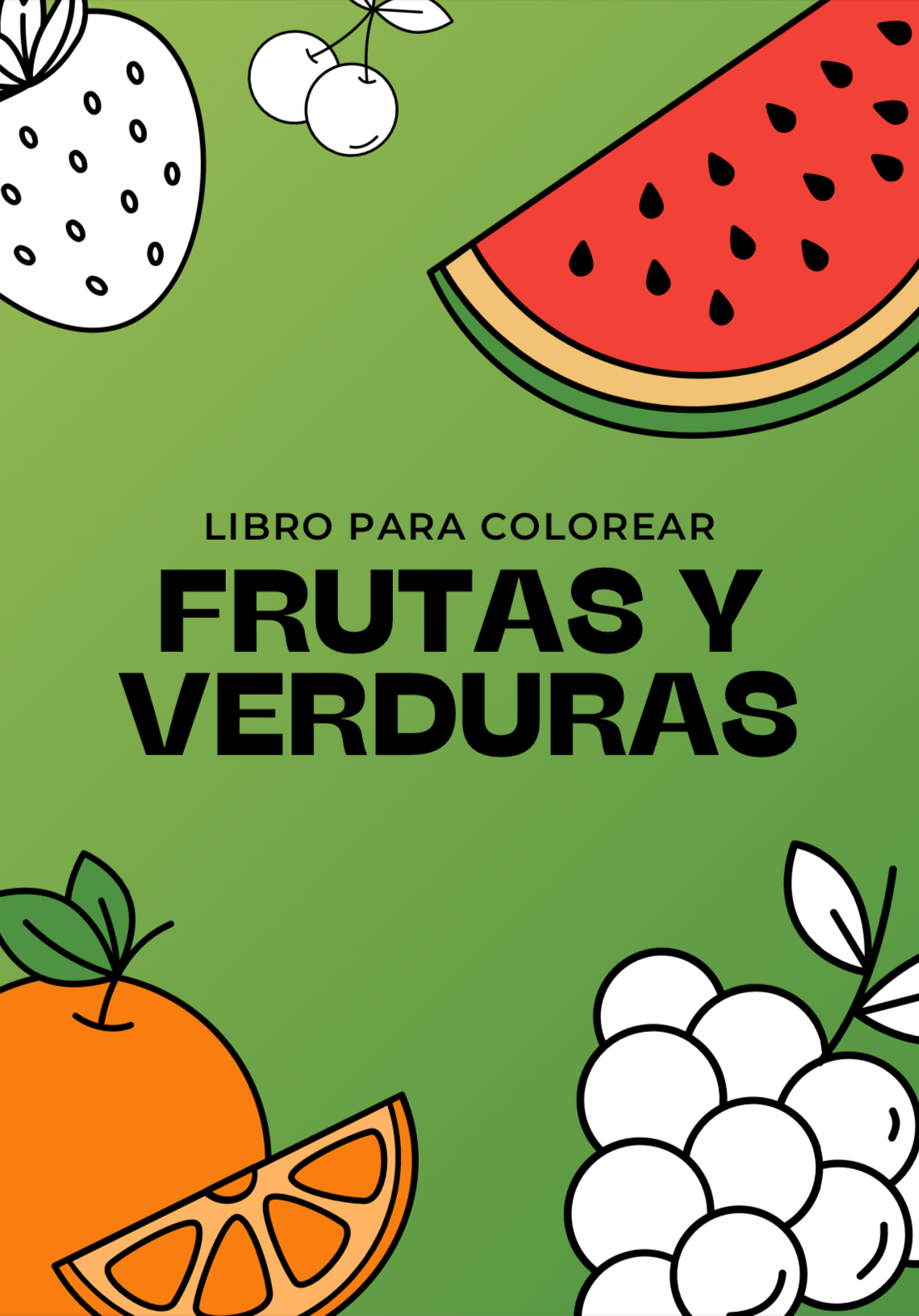 Colorea las verduras y frutas !! Colour the veggetables and fruits ...