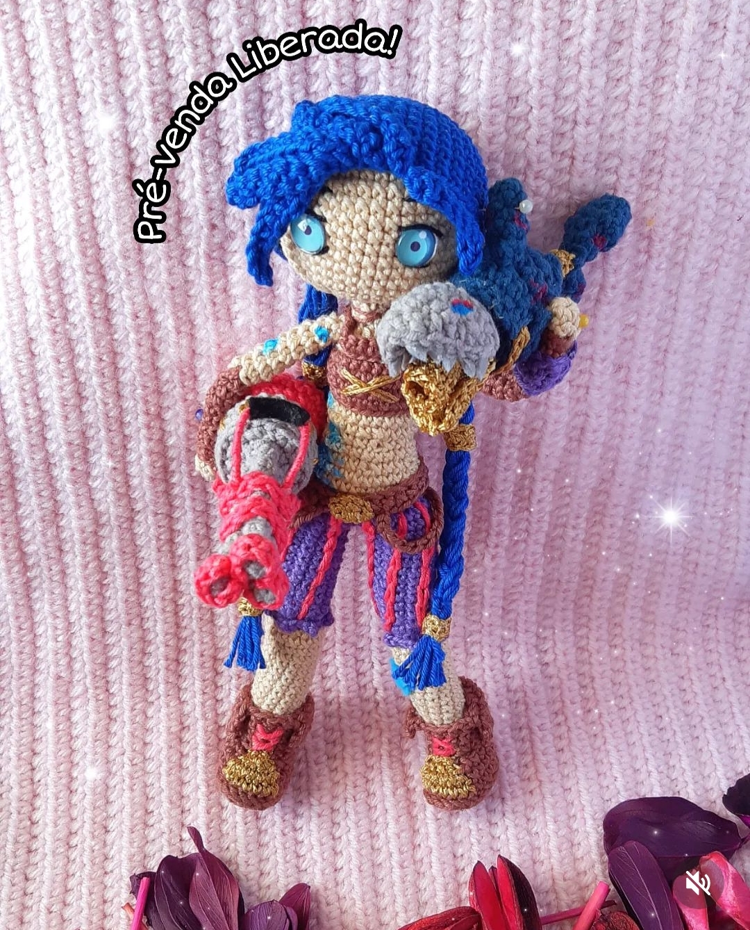 Receita de amigurumi da Jinx de League of Legends. - Maysa de lima ...