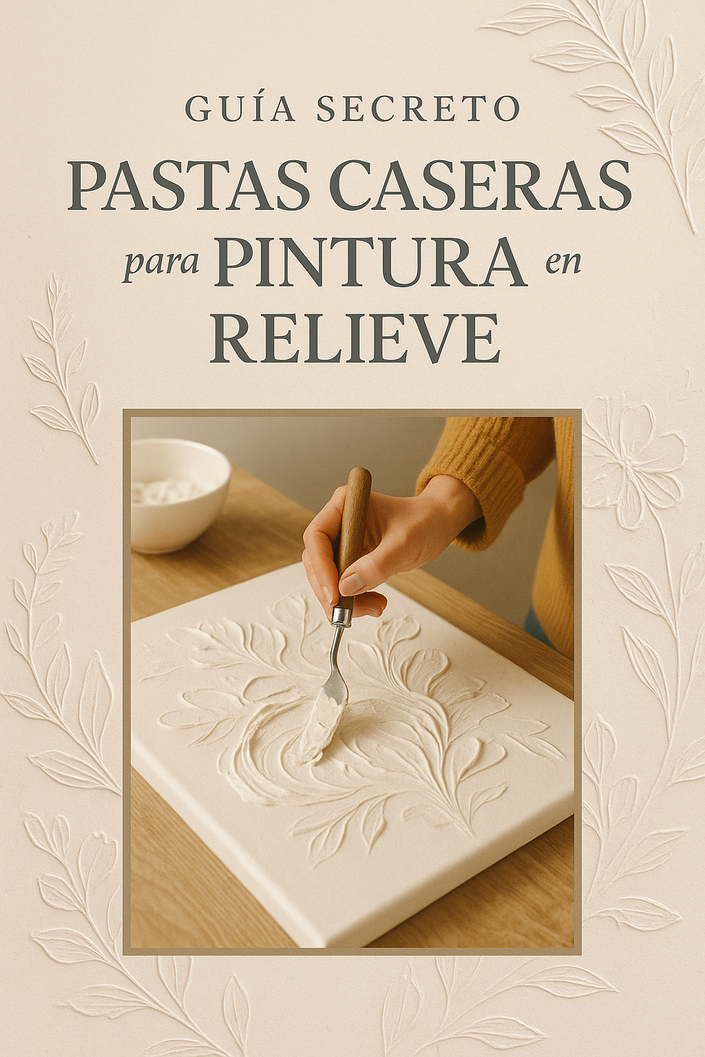 Guía de Pastas Caseras para Pintura en Relieve. - Escuelia de Artes...