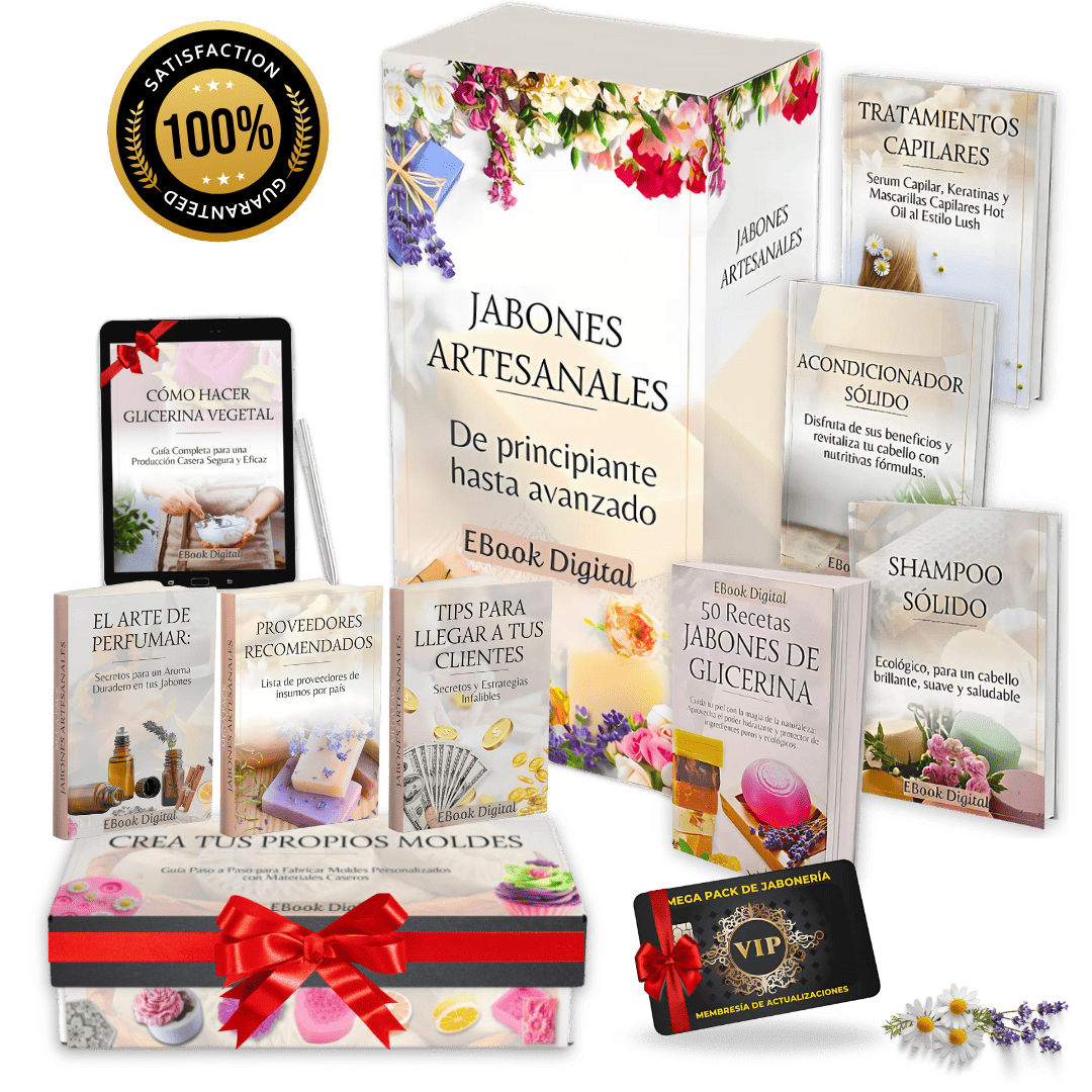MEGA PACK: IMPULSA TU NEGOCIO DE JABONERÍA DESDE CERO