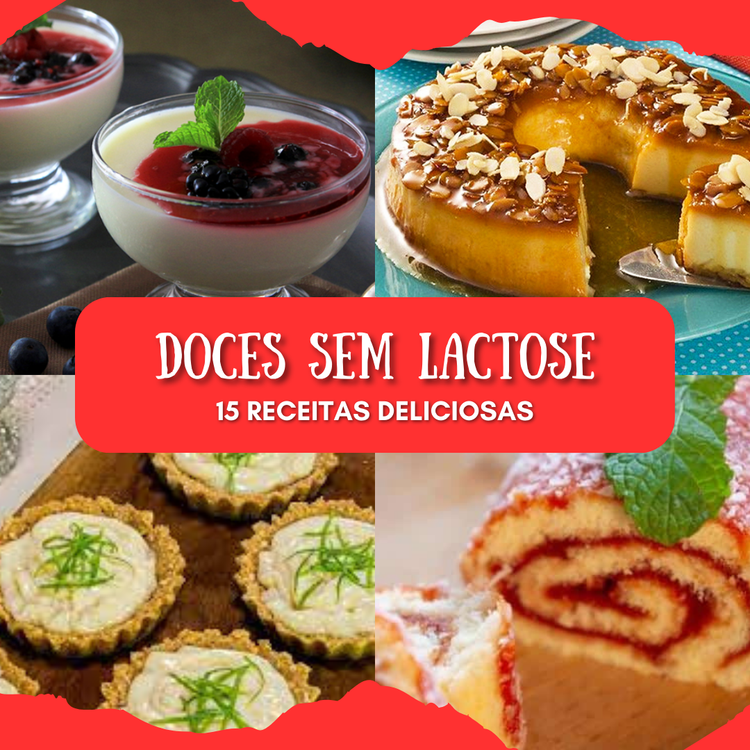 DOCES SEM LACTOSE - 15 Receitas Deliciosas - Talita | Hotmart