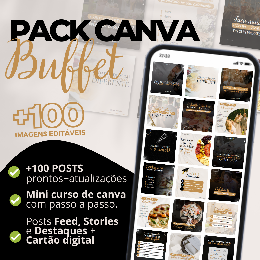 Pack Canva BUFFET - Gabrieli Regina Néris Vanzel | Hotmart