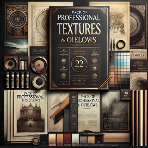 Pack de Texturas e Overlays Profissionais - iraci maria de souza sa...