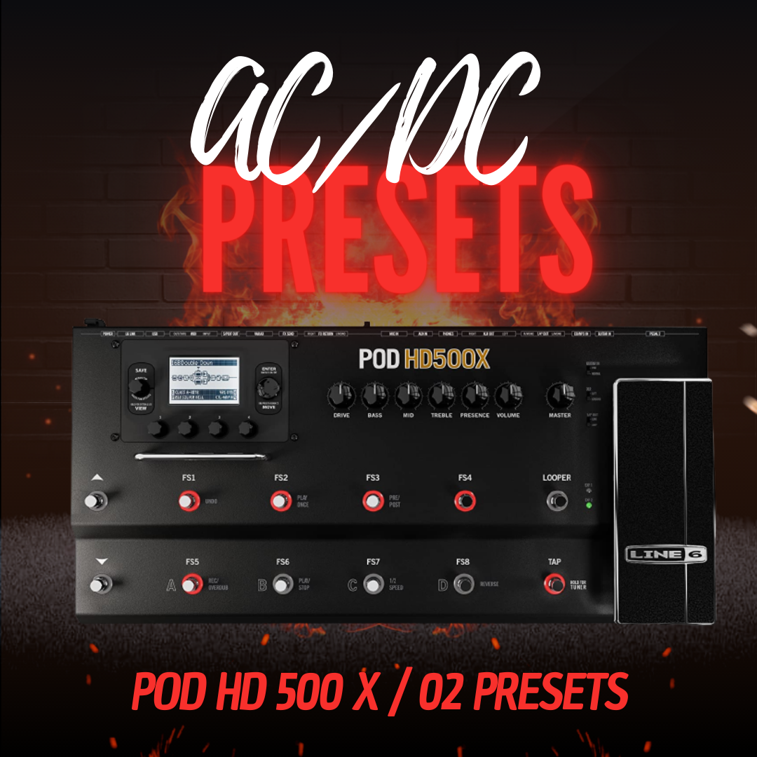 AC/DC sound for Pod HD 500X / Pod HD 500