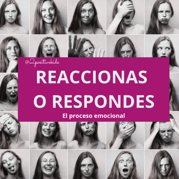 El proceso emocional. ¿Reaccionas o respondes? - 2PositiveKids | Ho...