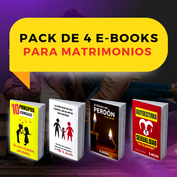 Pack de 4 E-books para Matrimonios - Recursos para parejas y familias ...
