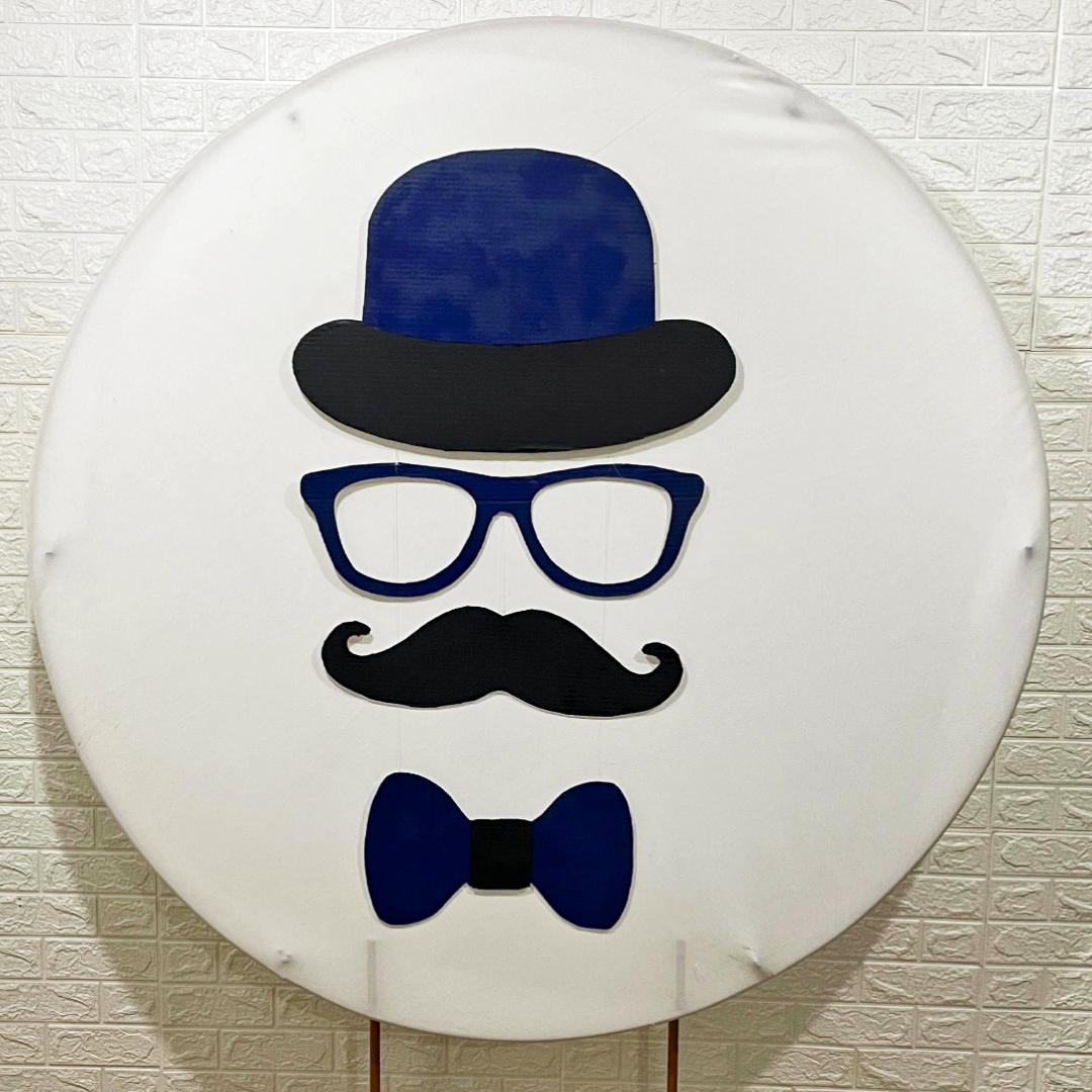 Moldes Dia dos Pais Para Imprimir Como Fazer Chapéu Óculos Bigode e ...