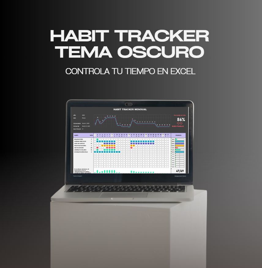 HABBIT TRACKER - TEMA OSCURO