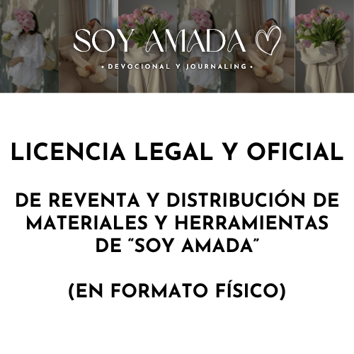LICENCIA LEGAL Y OFICIAL - SOY AMADA