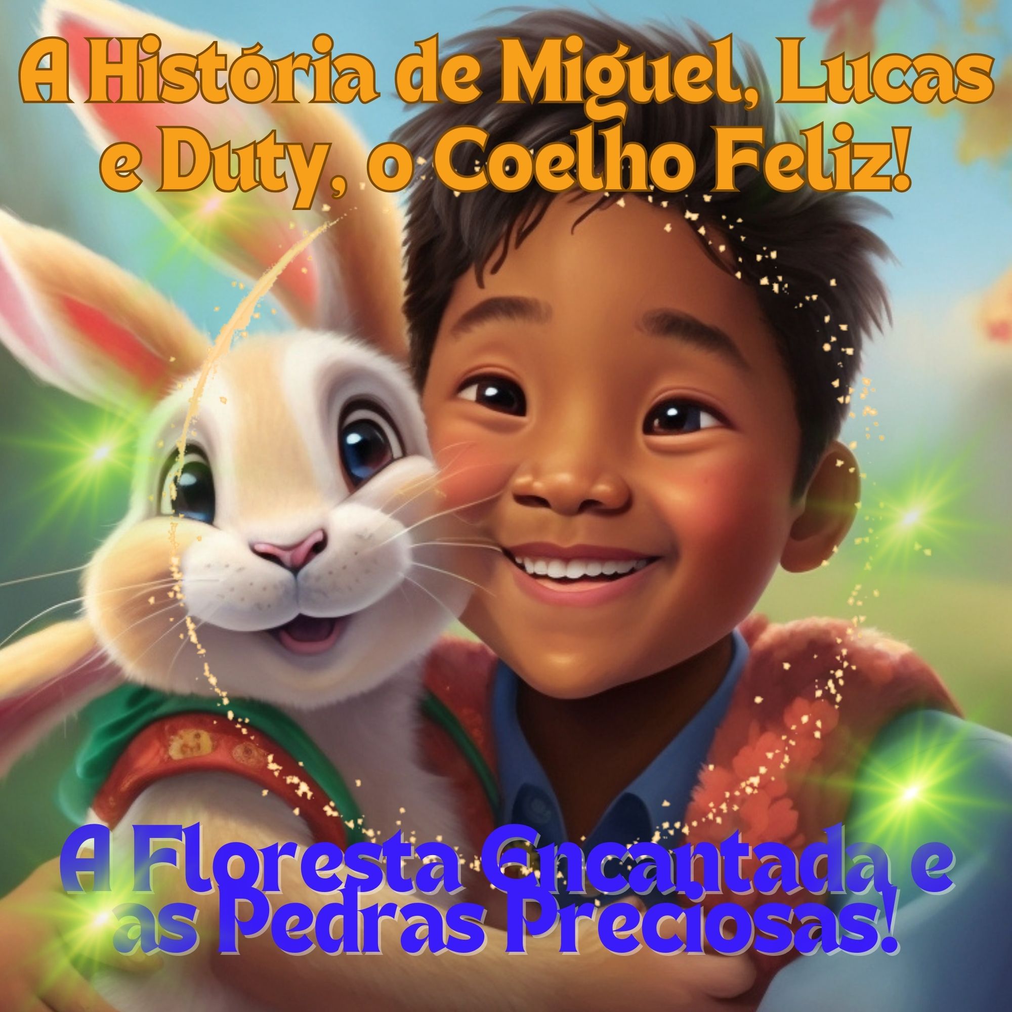 A História de Miguel, Lucas e Duty, o Coelho Feliz". A Floresta Enc...