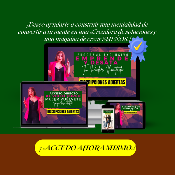 PROGRAMA EXCLUSIVO EMPRENDE Y DESATA TU PODER ILIMITADO - Doris Fernandez | Hotmart