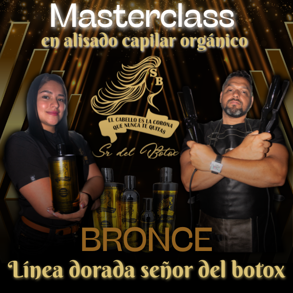 Masterclass en alisado capilar orgánico - Línea Dorada del Sr. del Botox