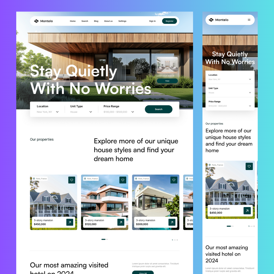 Montelo - 100% Editable Responsive Template