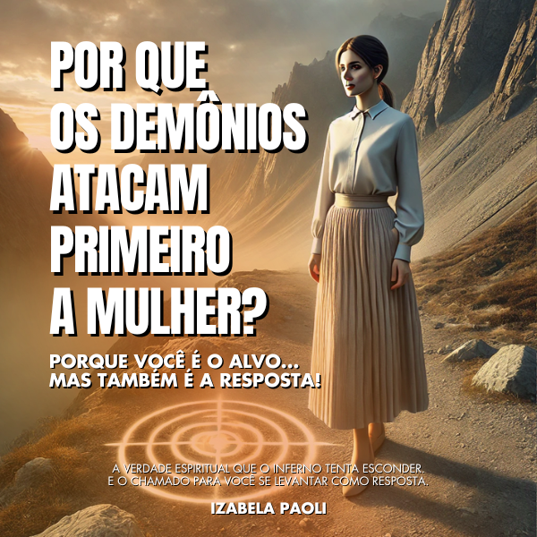 POR QUE OS DEMÔNIOS ATACAM PRIMEIRO A MULHER? Izabela Paoli - Apóst...