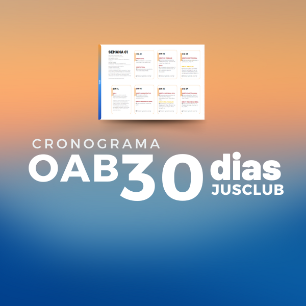 OAB 30 DIAS JUSCLUB