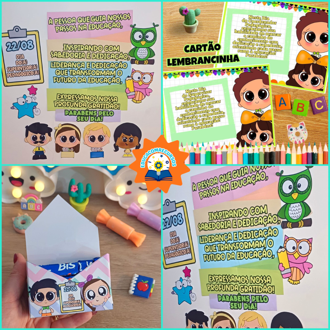 KIT DIA DO SUPERVISOR/ COORDENADOR PEDAGÓGICO - educacomrecursos
