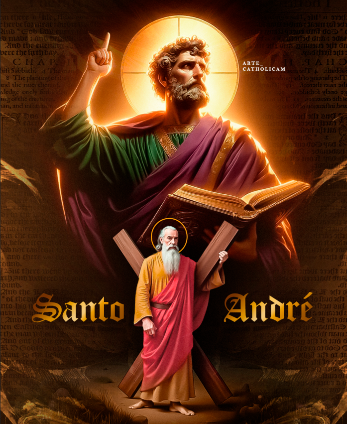 SANTO ANDRÉ APÓSTOLO POSTER - Gabriel Bernardo Designer | Hotmart