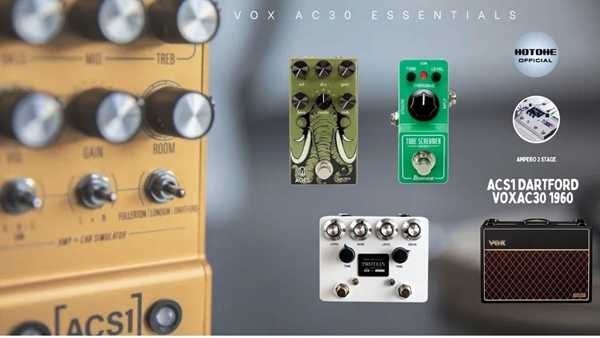 CF PACK ACS1 - DARTFORD - Vox® AC30 1960 - AMPERO 2 STAGE - Cleiton...